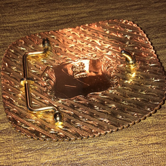 gist | Accessories | Vtg Vintage Gist Bronze Nbha Champion Belt Buckle ...